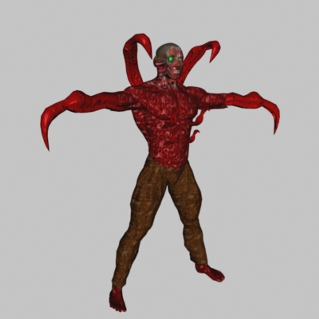 Mutant Demon Character 3d Max