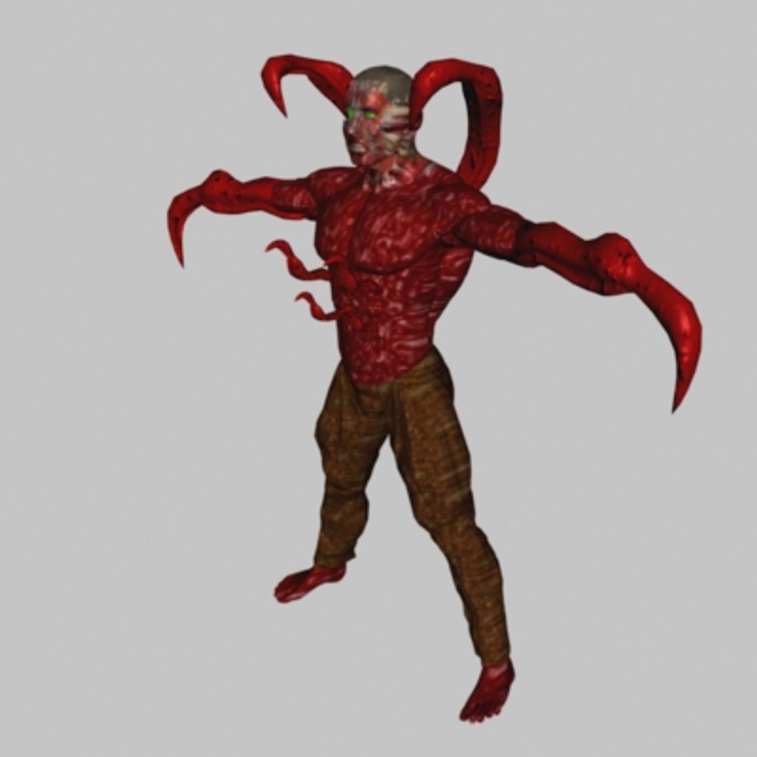 Mutant Demon Character 3d Max