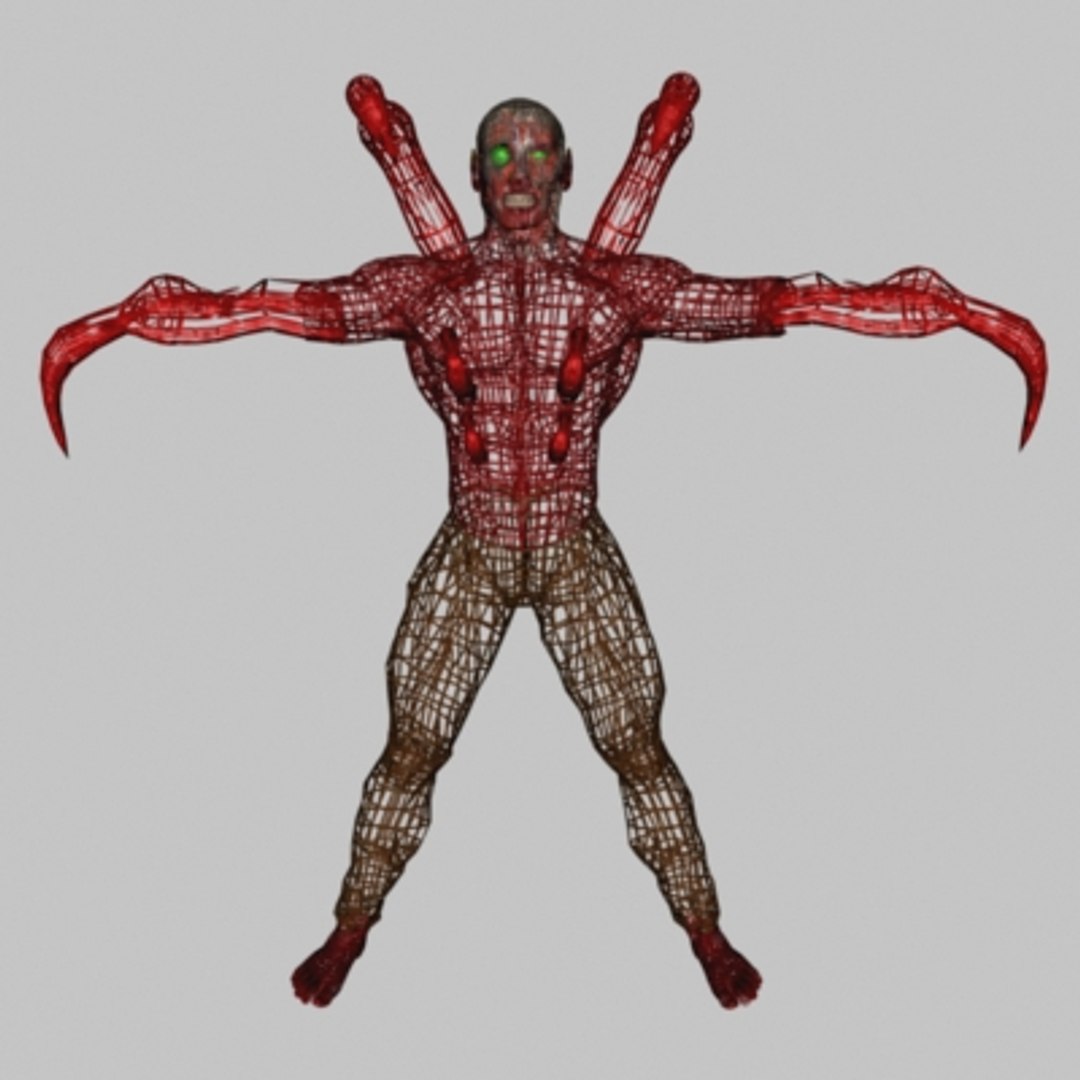 Mutant Demon Character 3d Max