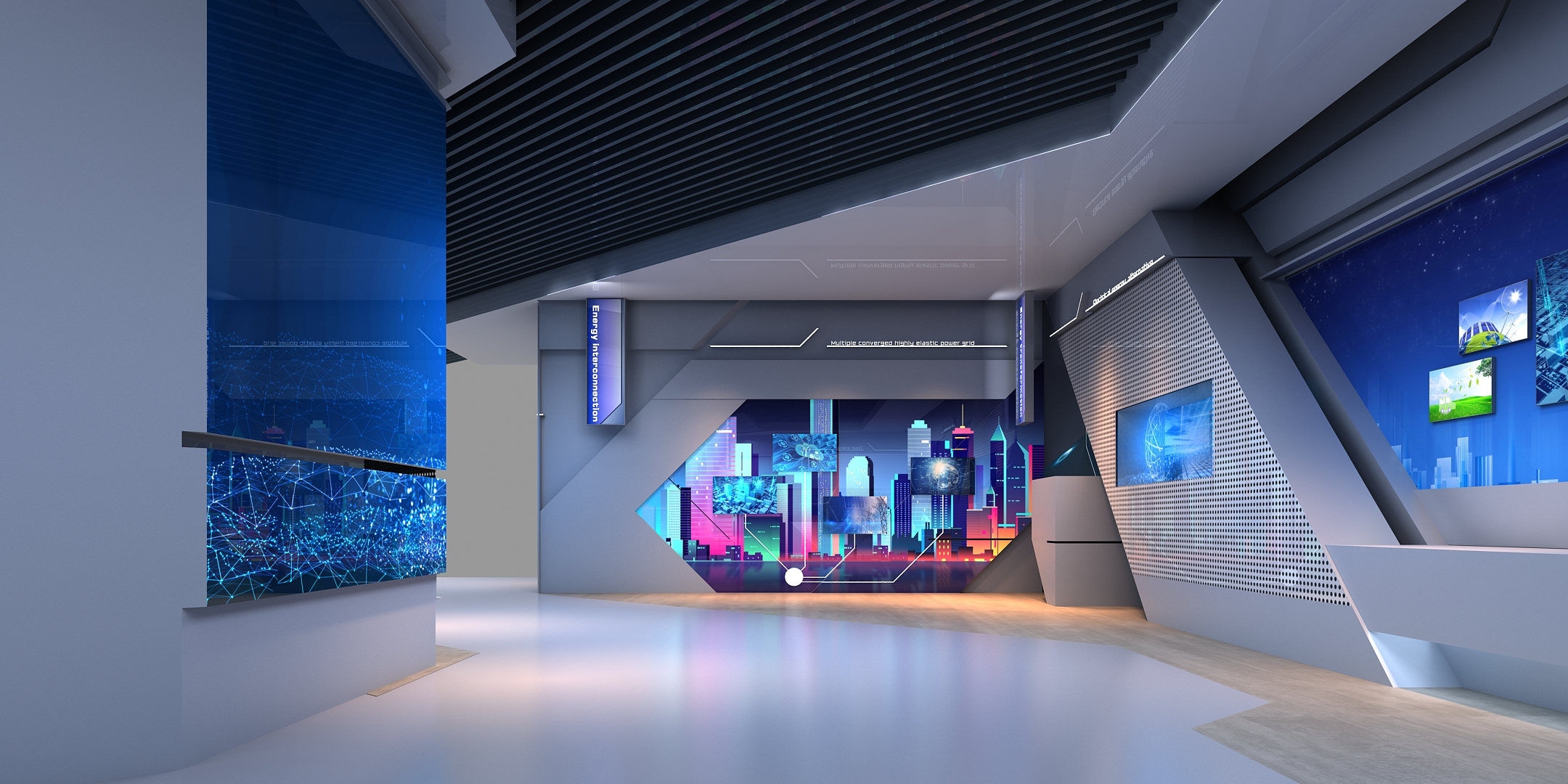 3D model Energy Exhibition Hall - TurboSquid 1741206