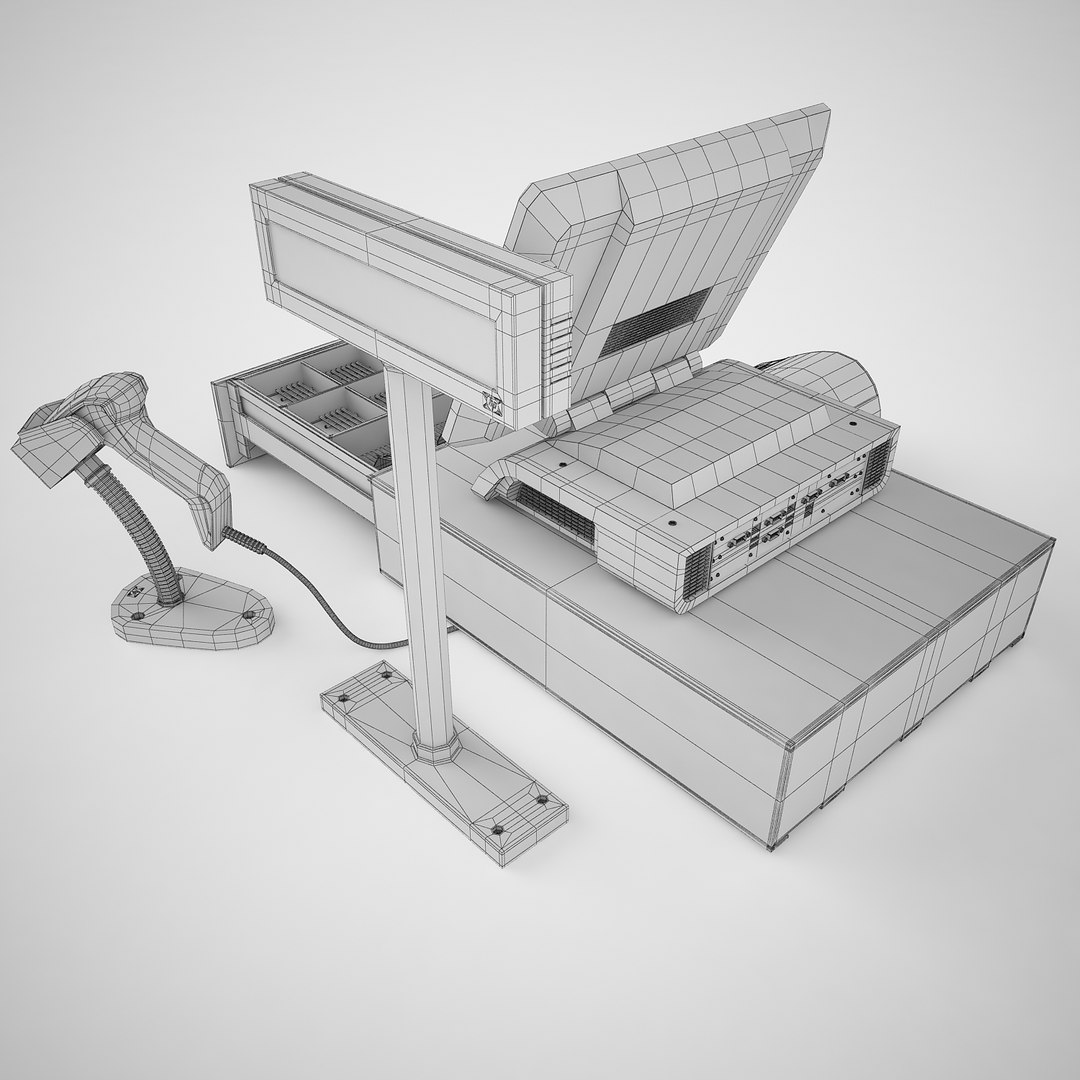3d cash register
