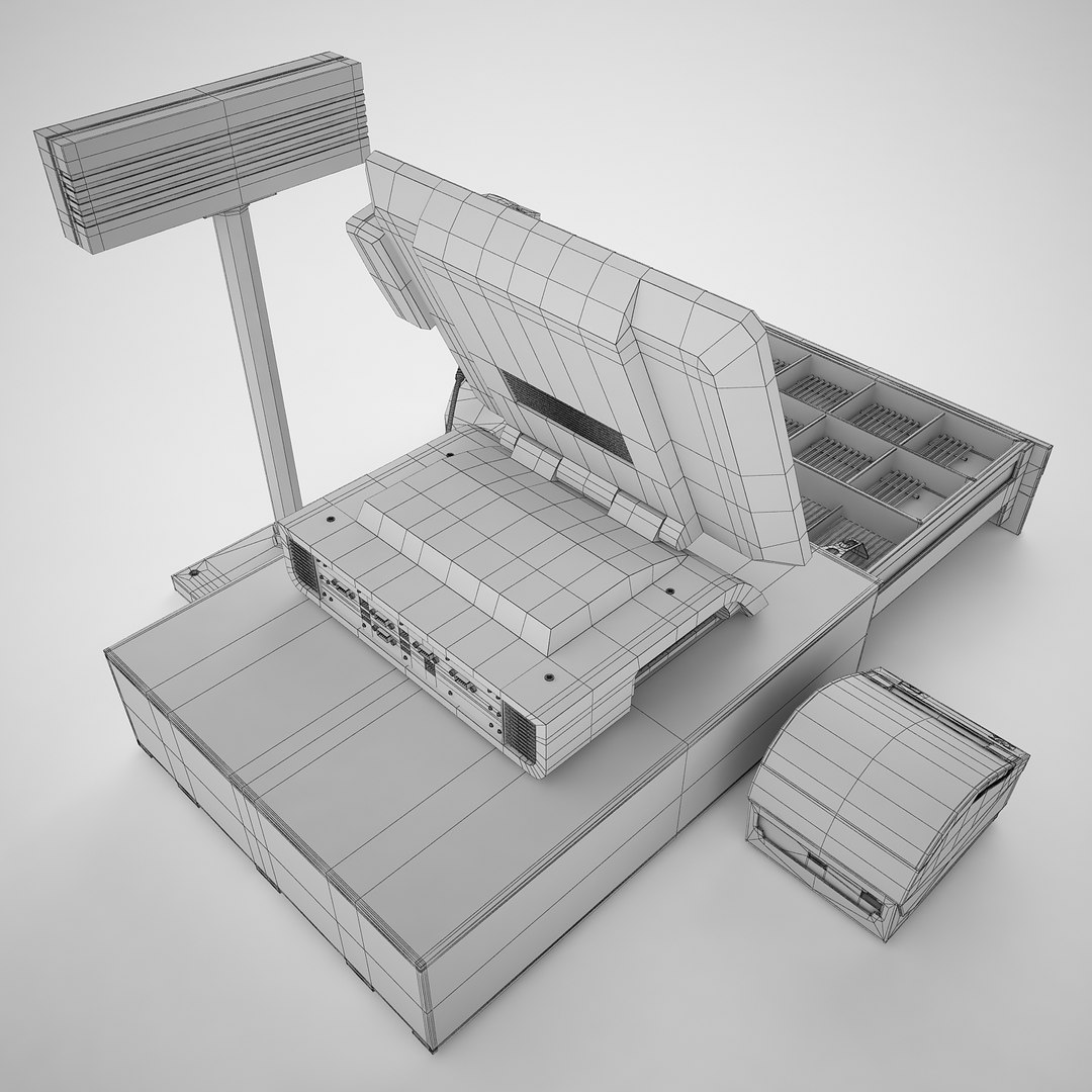 3d cash register