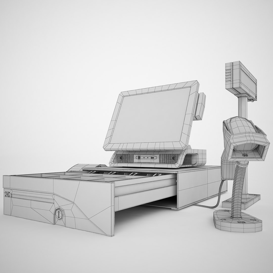 3d cash register