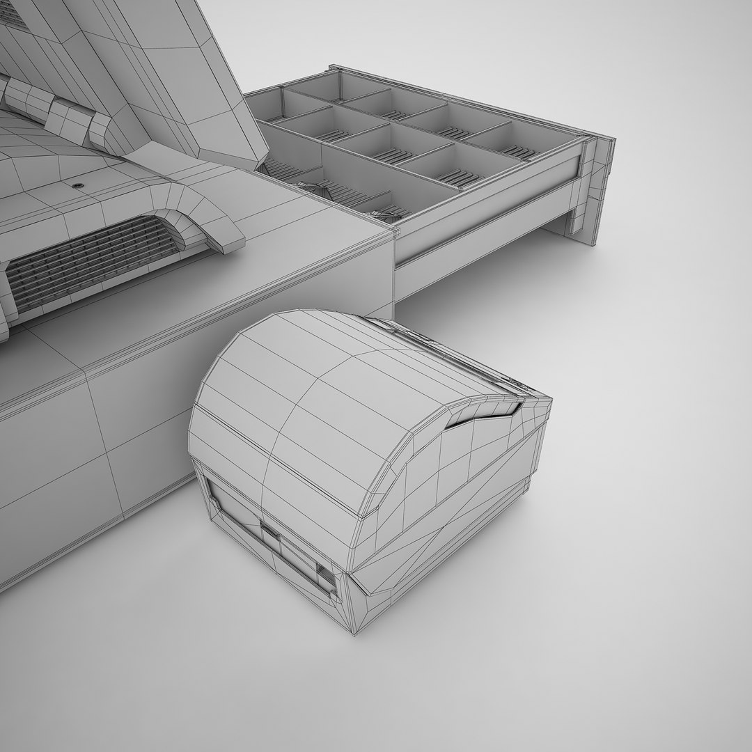 3d cash register