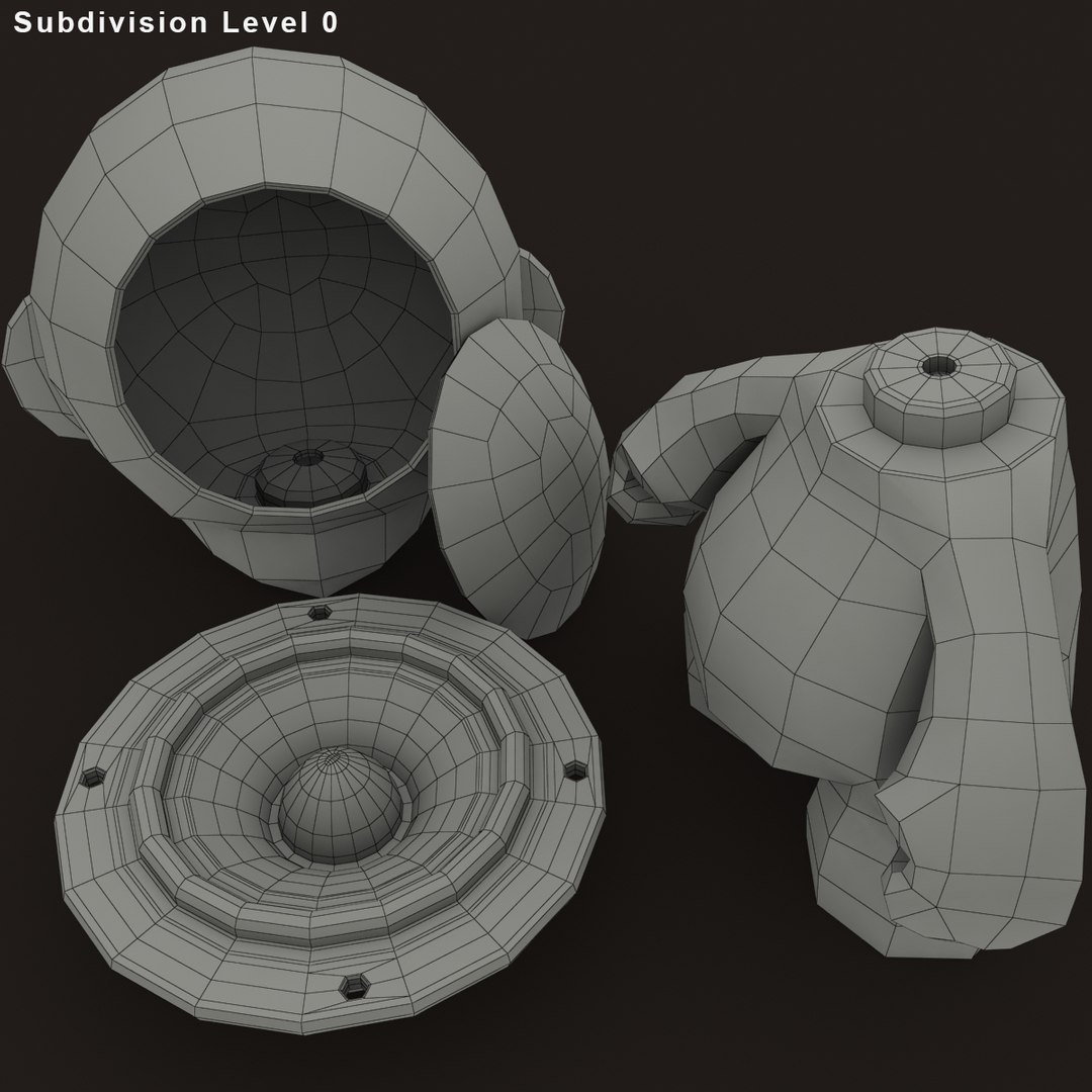 3d Model Realistic Munny Doll Speakers