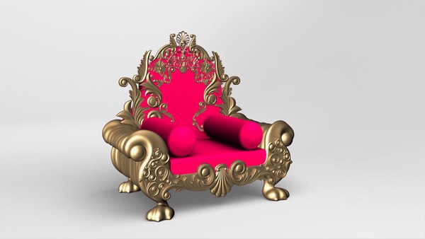 Blender Throne Models | TurboSquid