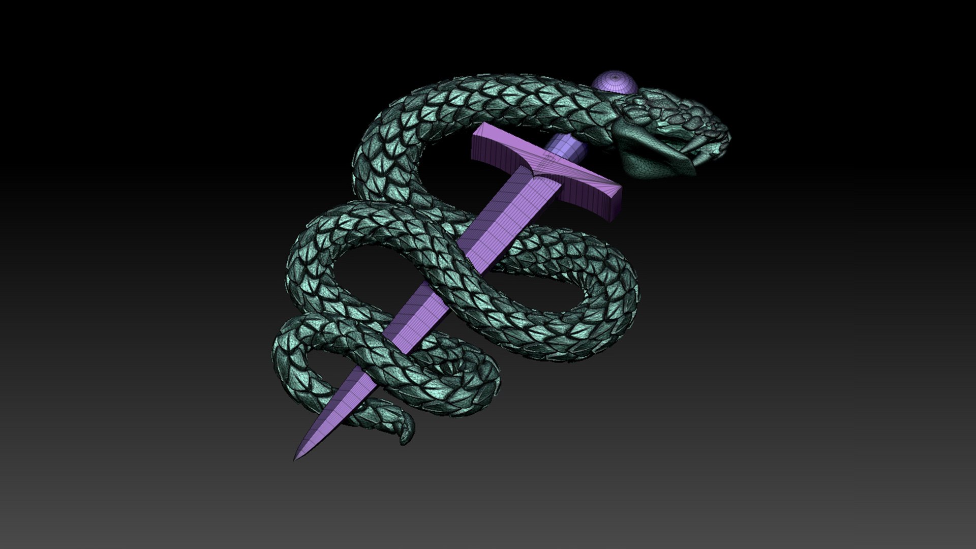 3D Snake - TurboSquid 1901399