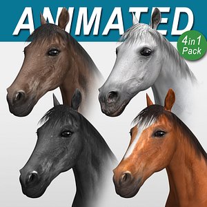 Bundle Ue5 Horse 3D Models With Enhanced License Tiers For Download ...