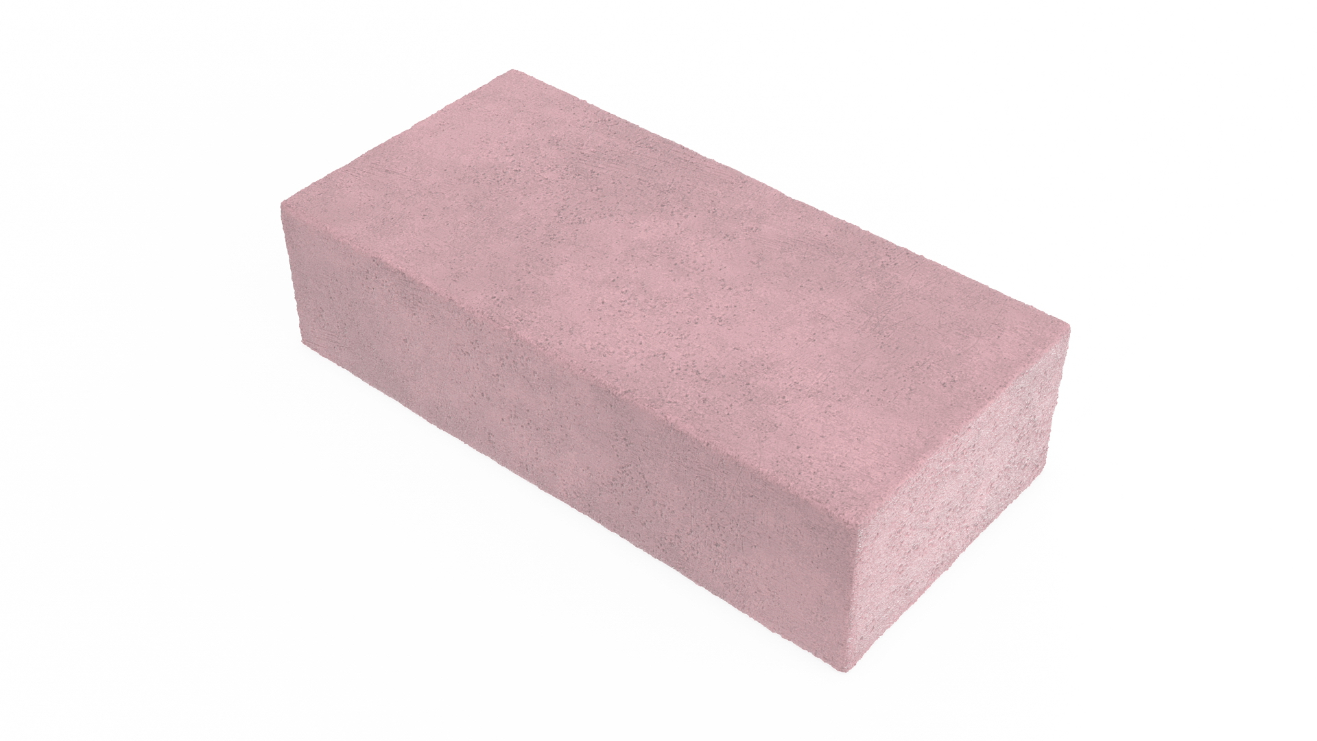 3D Solid Sand Lime Block Red - TurboSquid 2146550