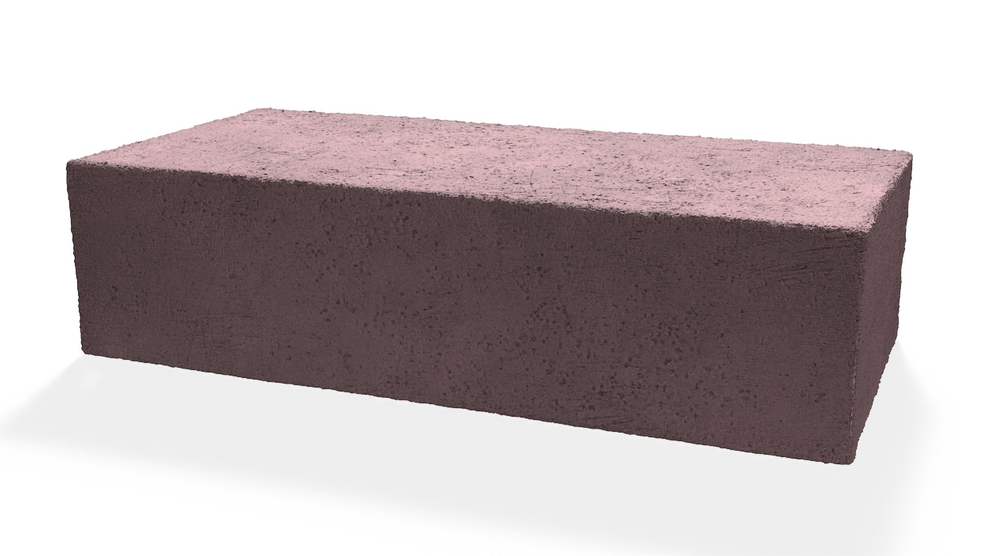 3D Solid Sand Lime Block Red - TurboSquid 2146550