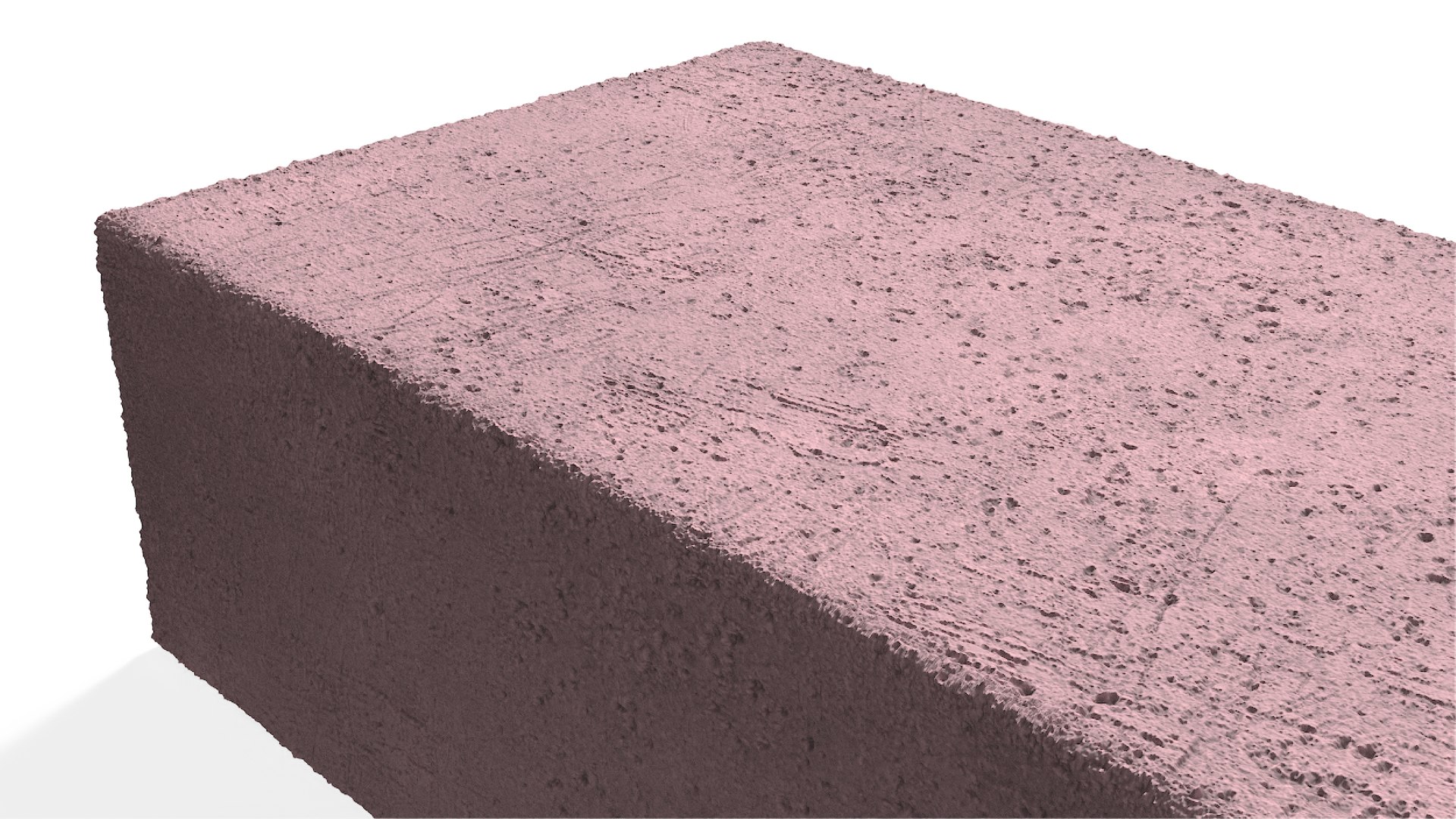 3D Solid Sand Lime Block Red - TurboSquid 2146550