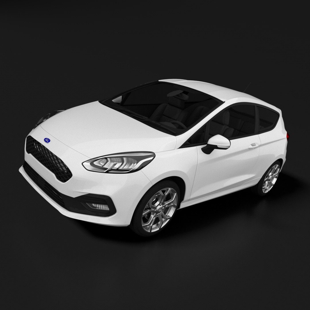 3D Model Ford Fiesta - TurboSquid 2336110