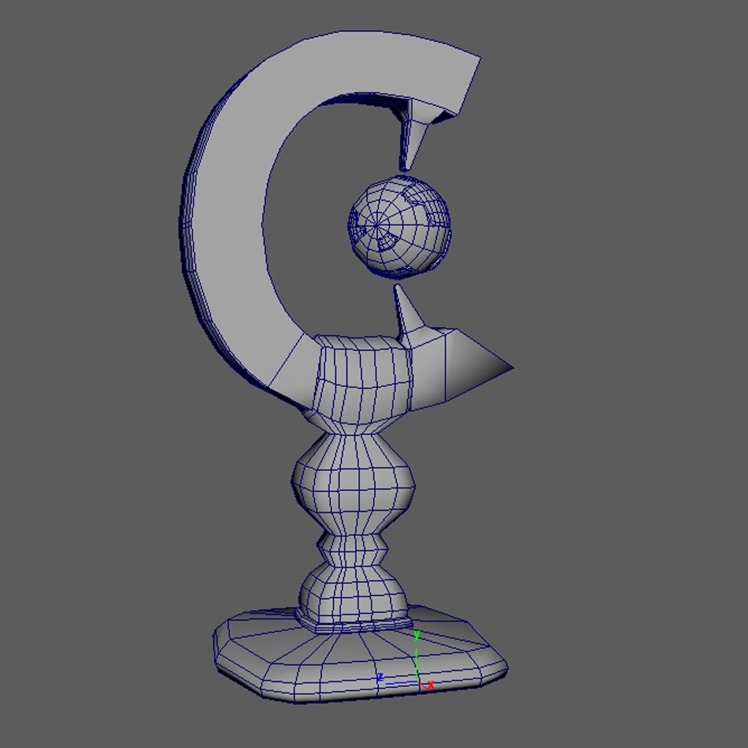 English letter g font model - TurboSquid 1548451