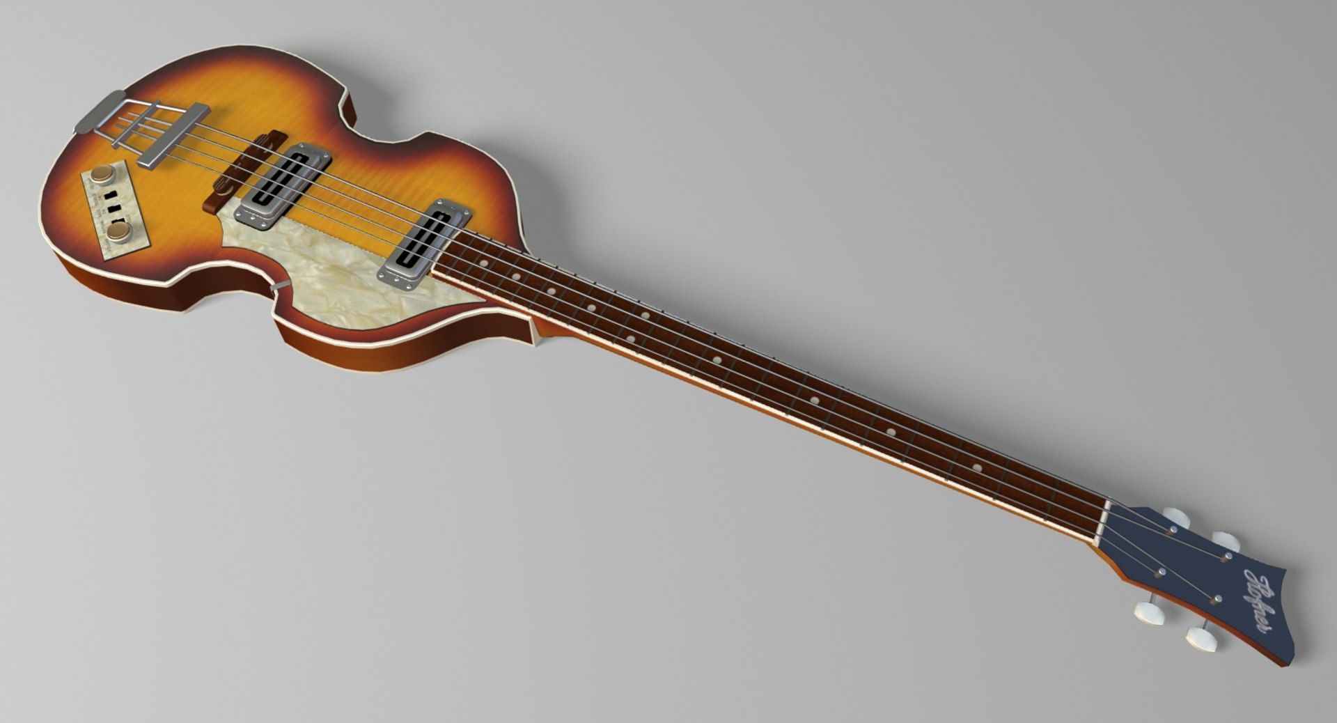 3d Hoffner Bass Model