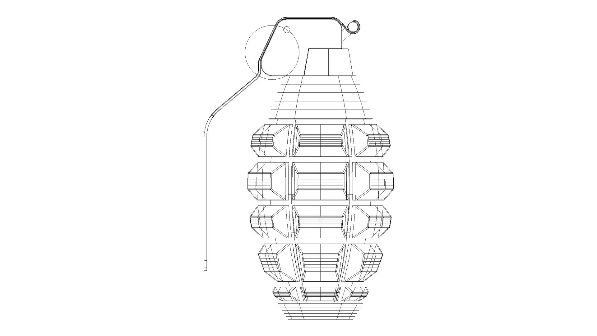 Grenade Design In AutoCAD 3D - TurboSquid 2357751