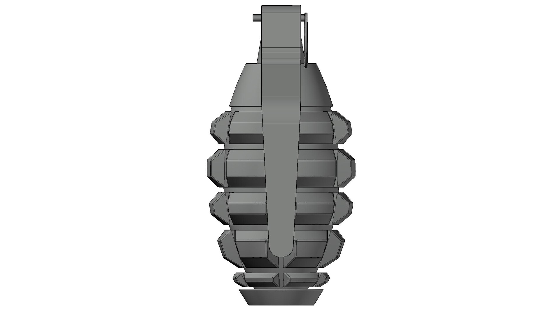 Grenade Design In AutoCAD 3D - TurboSquid 2357751