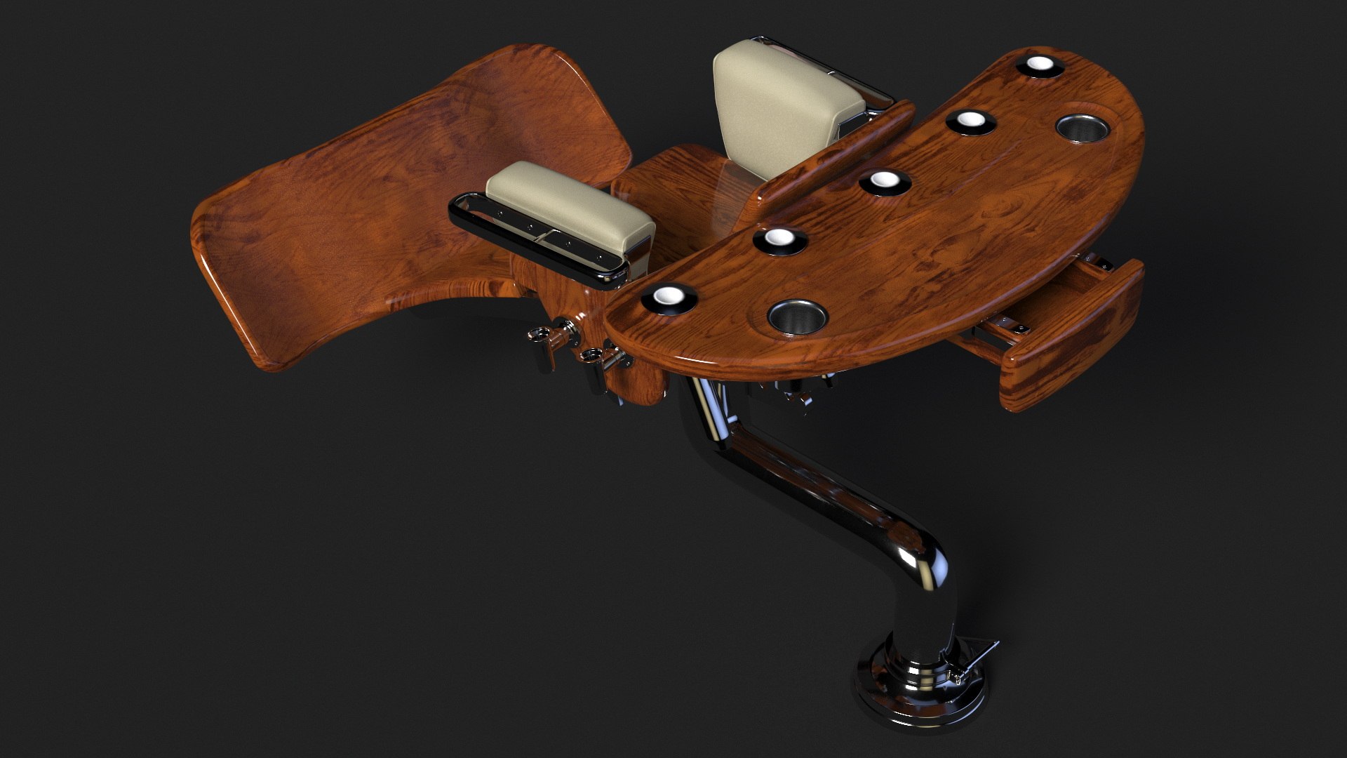 Fishing Fighting Chair 3D - TurboSquid 2310359