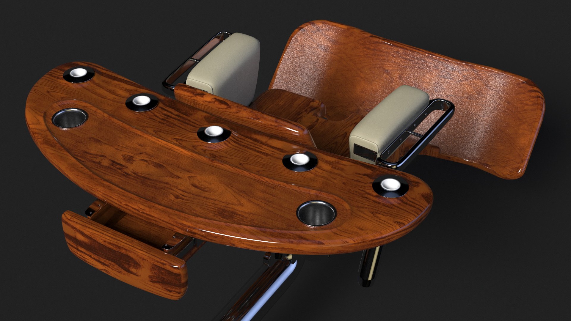 Fishing Fighting Chair 3D - TurboSquid 2310359
