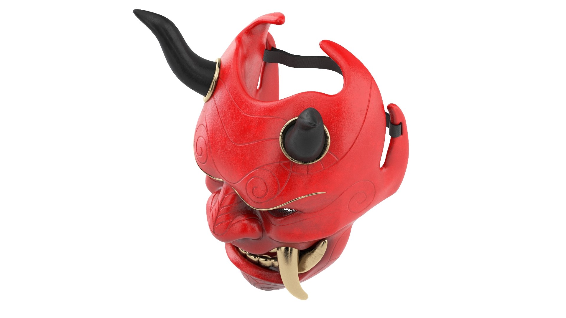 Oni Mask Model - TurboSquid 1780735