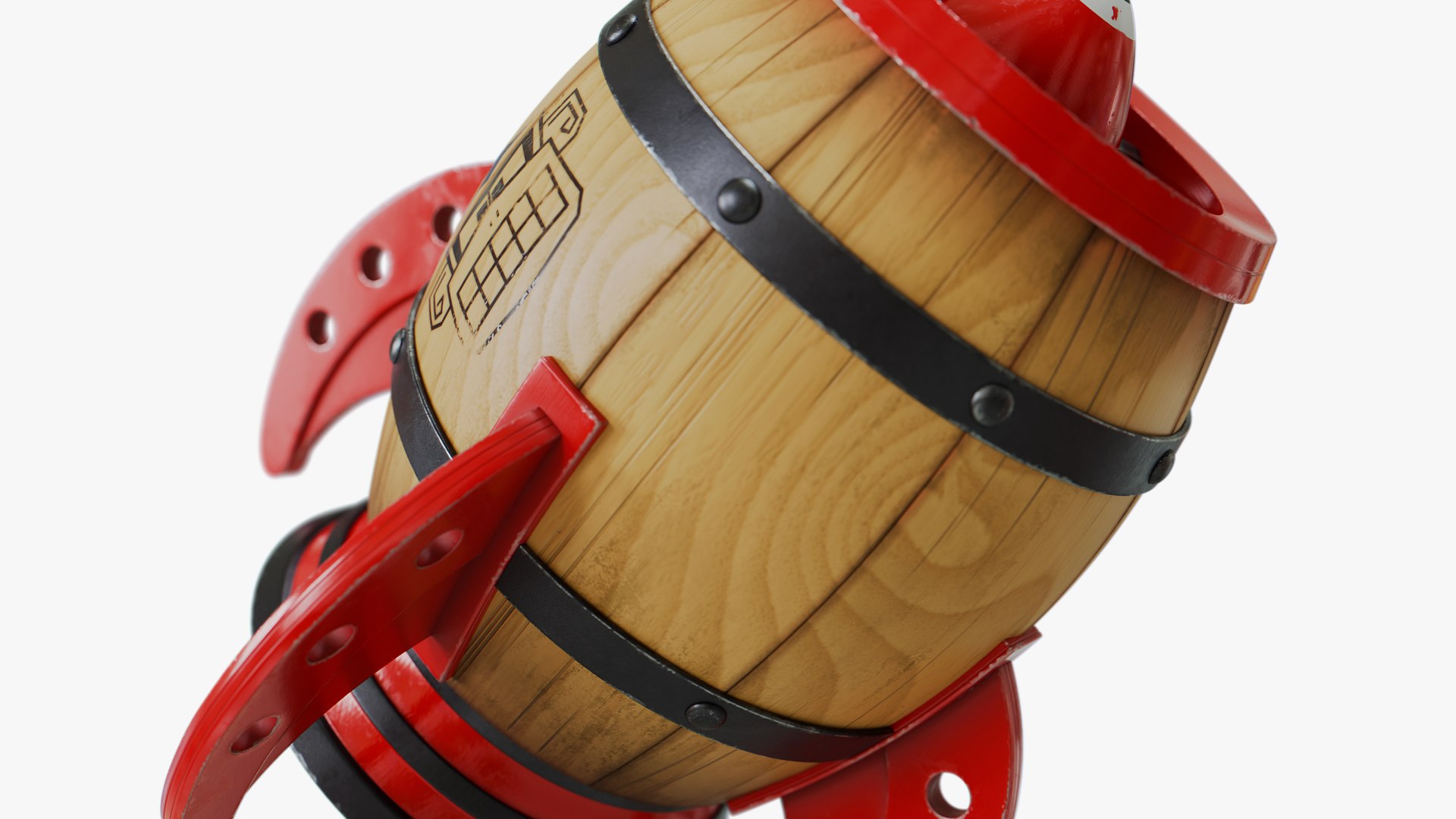 3D DK Rocket Barrel Donkey Kong Movie Model - TurboSquid 2350054