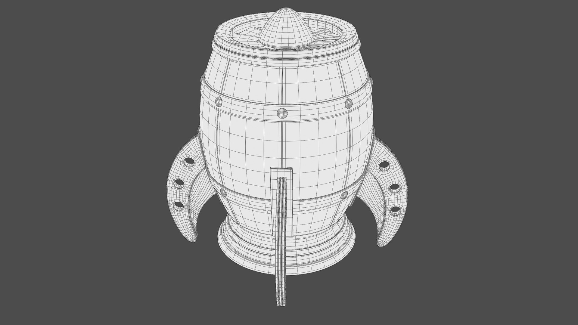 3D DK Rocket Barrel Donkey Kong Movie Model - TurboSquid 2350054