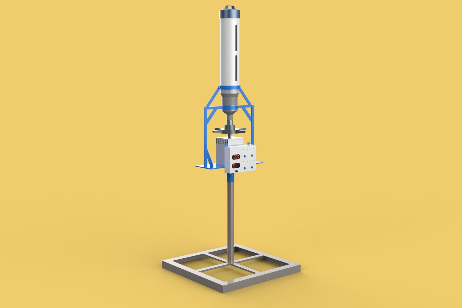 AUTOMATIC FISH FEEDER SPREADER ROTARY CENTRIFUGAL 3D - TurboSquid 2223272