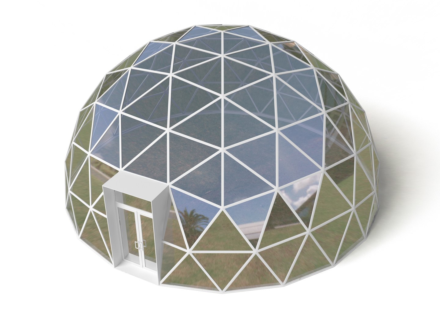 3D Model Dome Geodesic - TurboSquid 1546349
