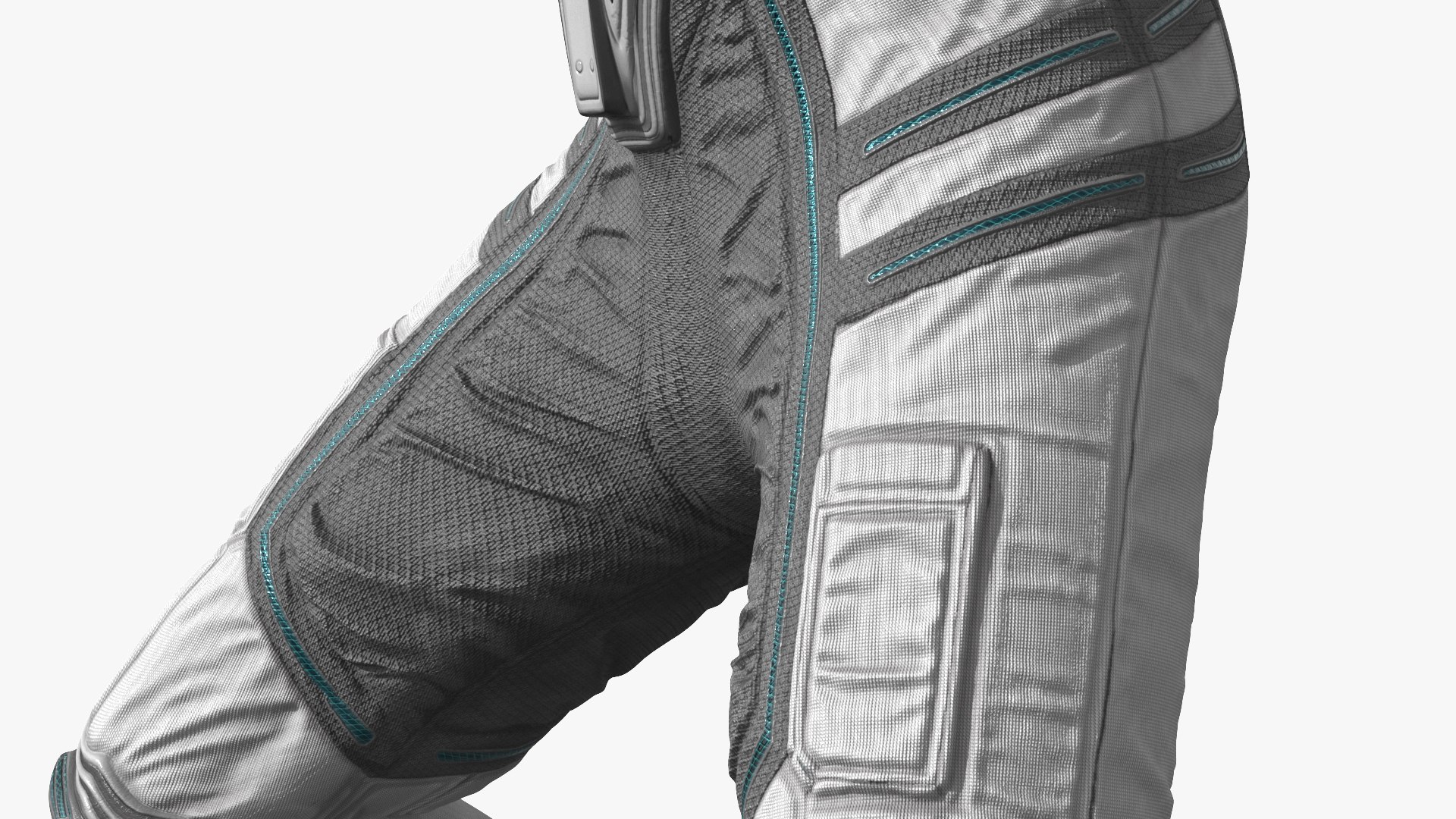 3D Floating Futuristic Astronaut With Visor Model - TurboSquid 2402919