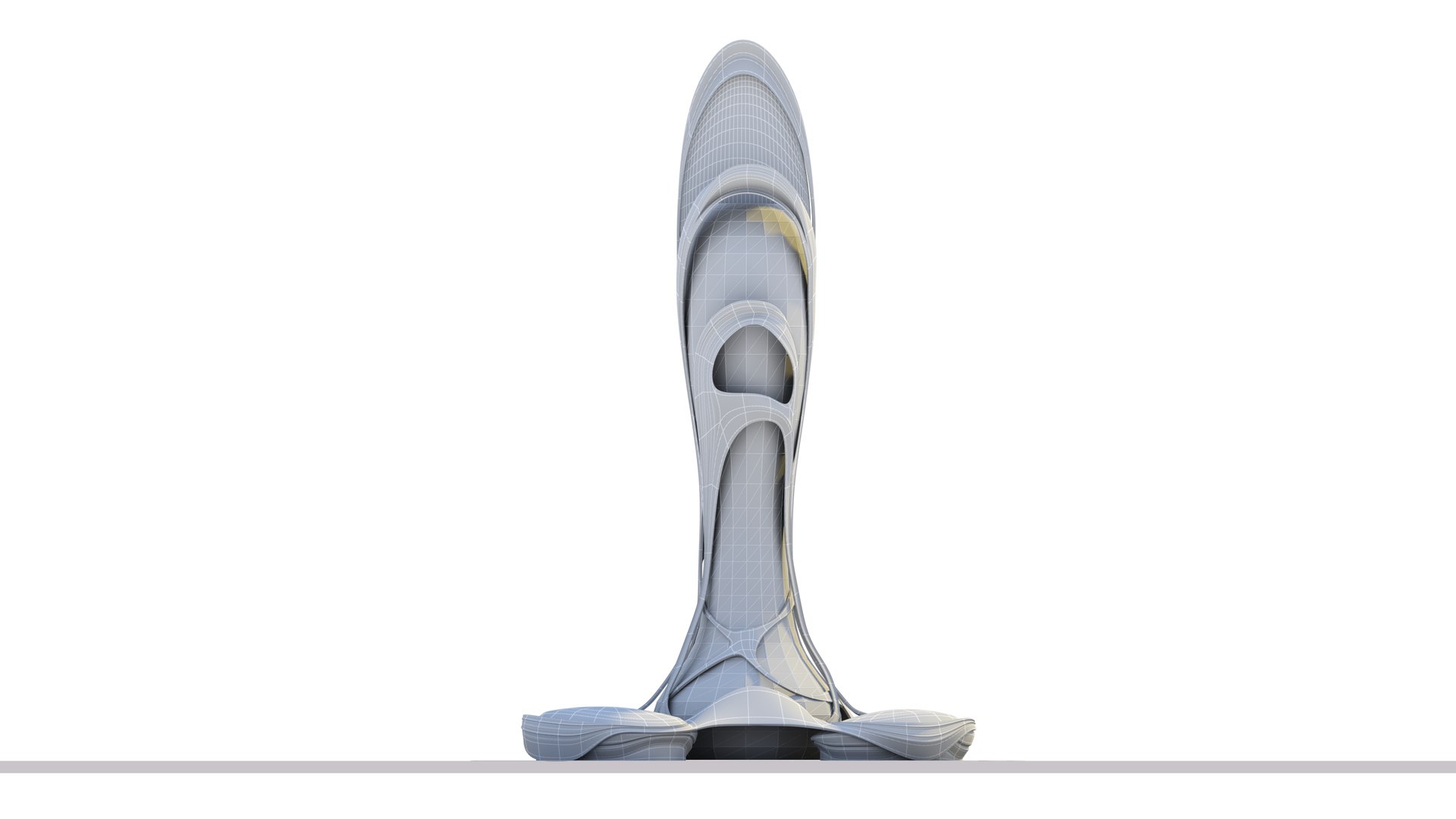 3D Model 3D Organic Tower - TurboSquid 2445618