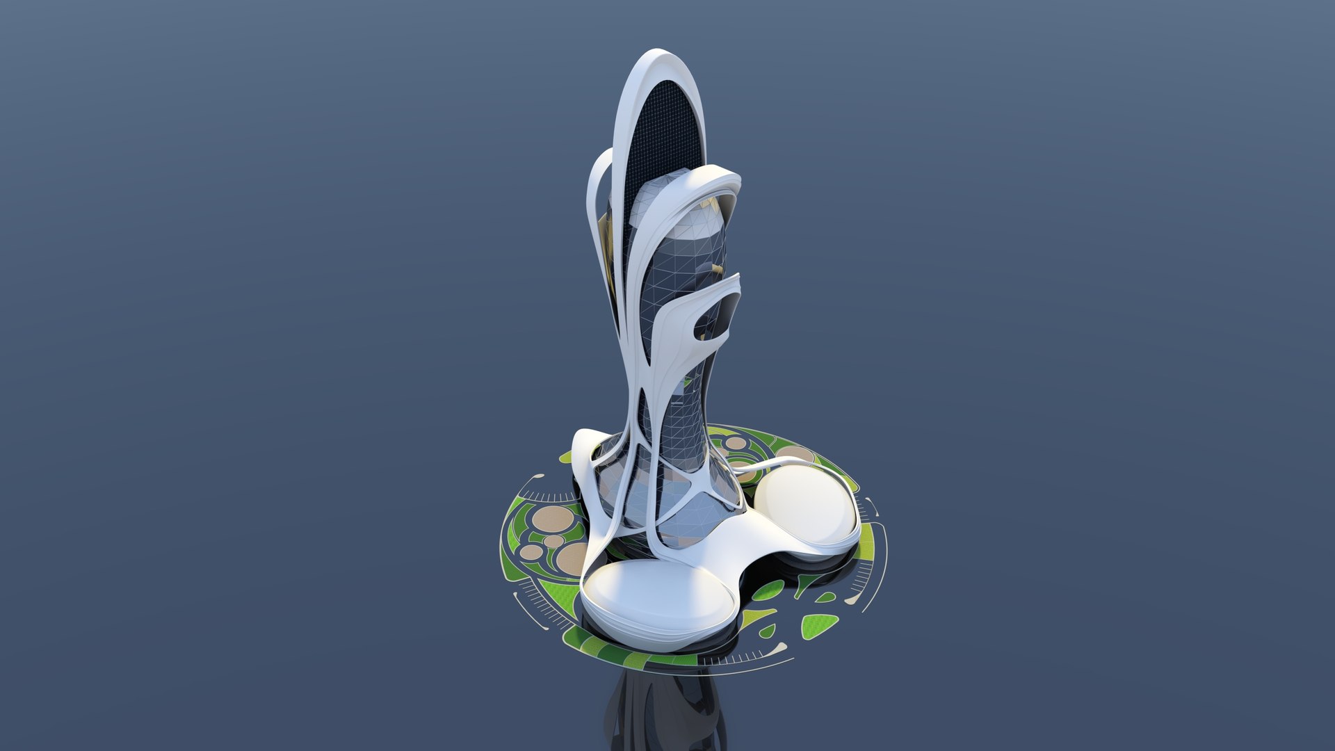 3D Model 3D Organic Tower - TurboSquid 2445618