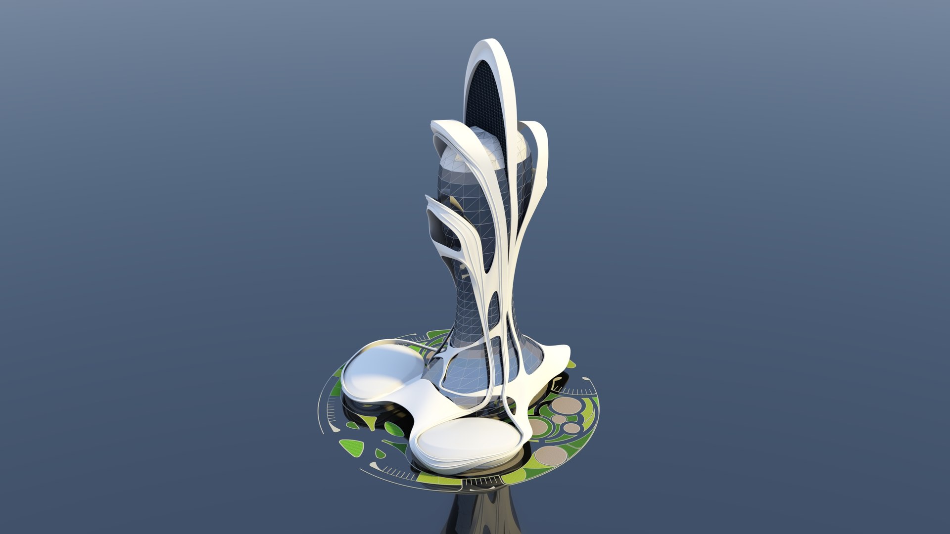 3D Model 3D Organic Tower - TurboSquid 2445618
