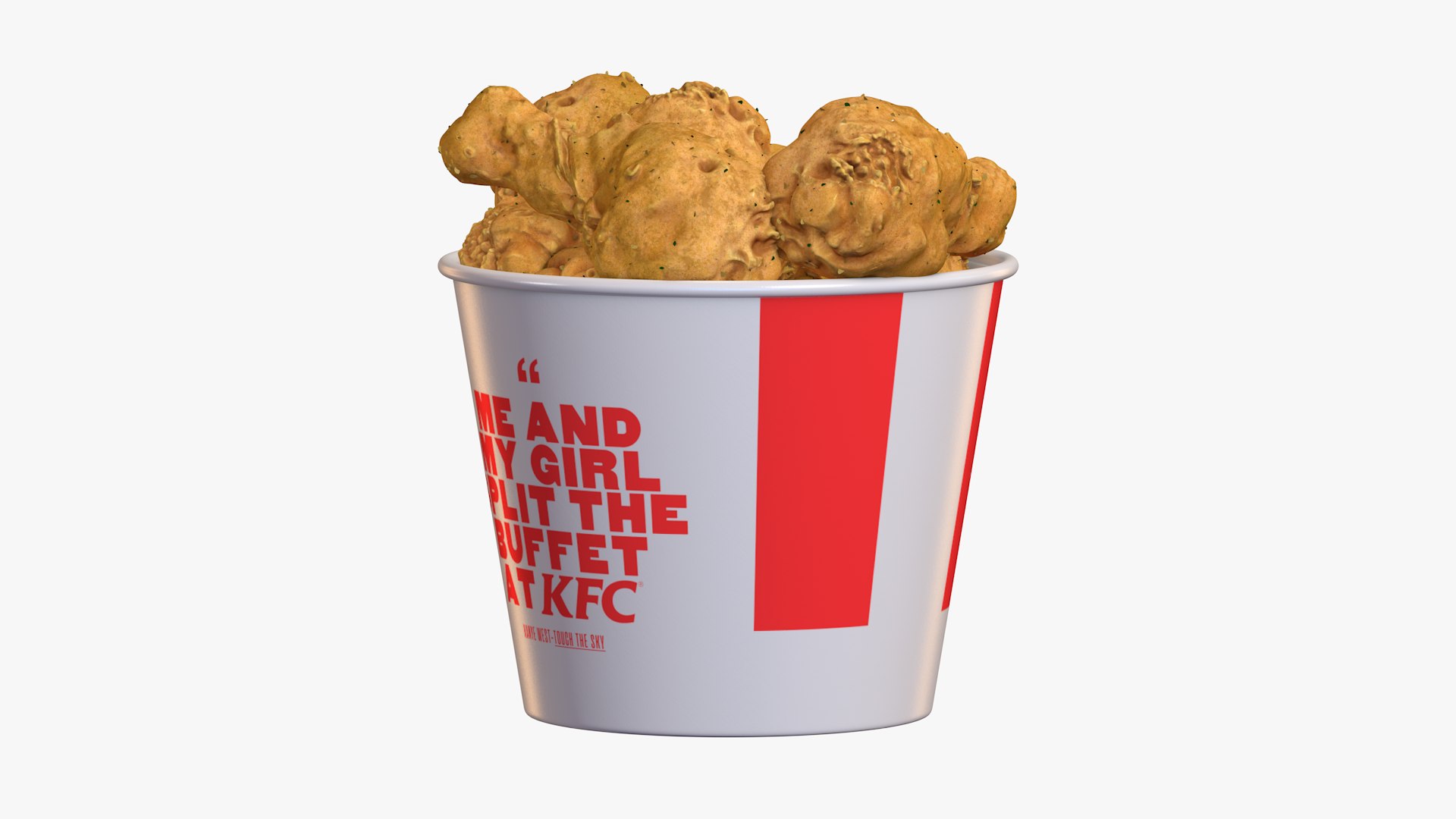 KFC Fried Chicken Bucket 8K 3D Model - TurboSquid 1747161