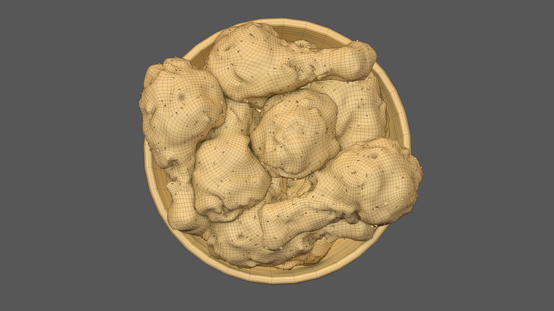 KFC Fried Chicken Bucket 8K 3D Model - TurboSquid 1747161