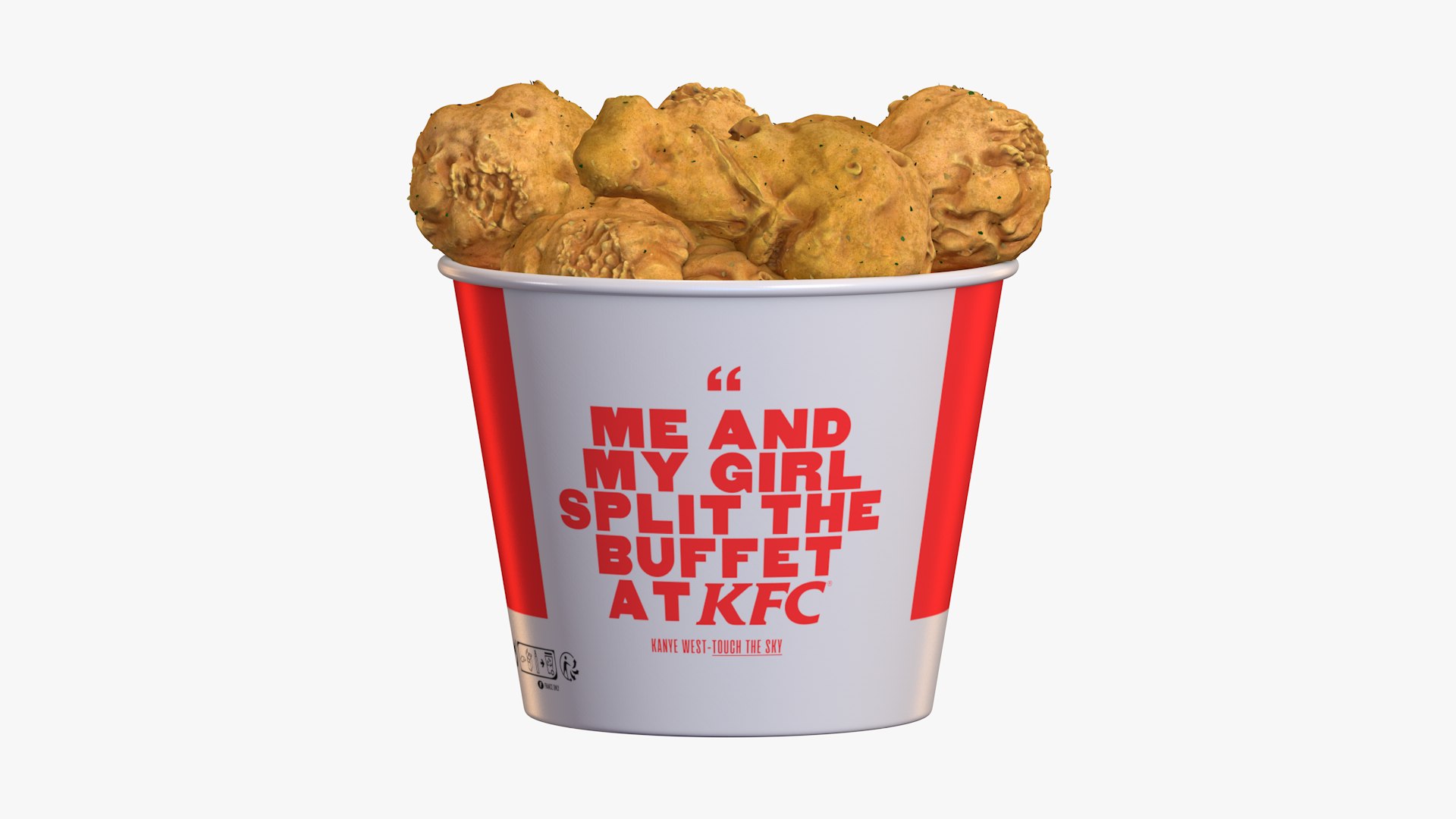 KFC Fried Chicken Bucket 8K 3D Model - TurboSquid 1747161