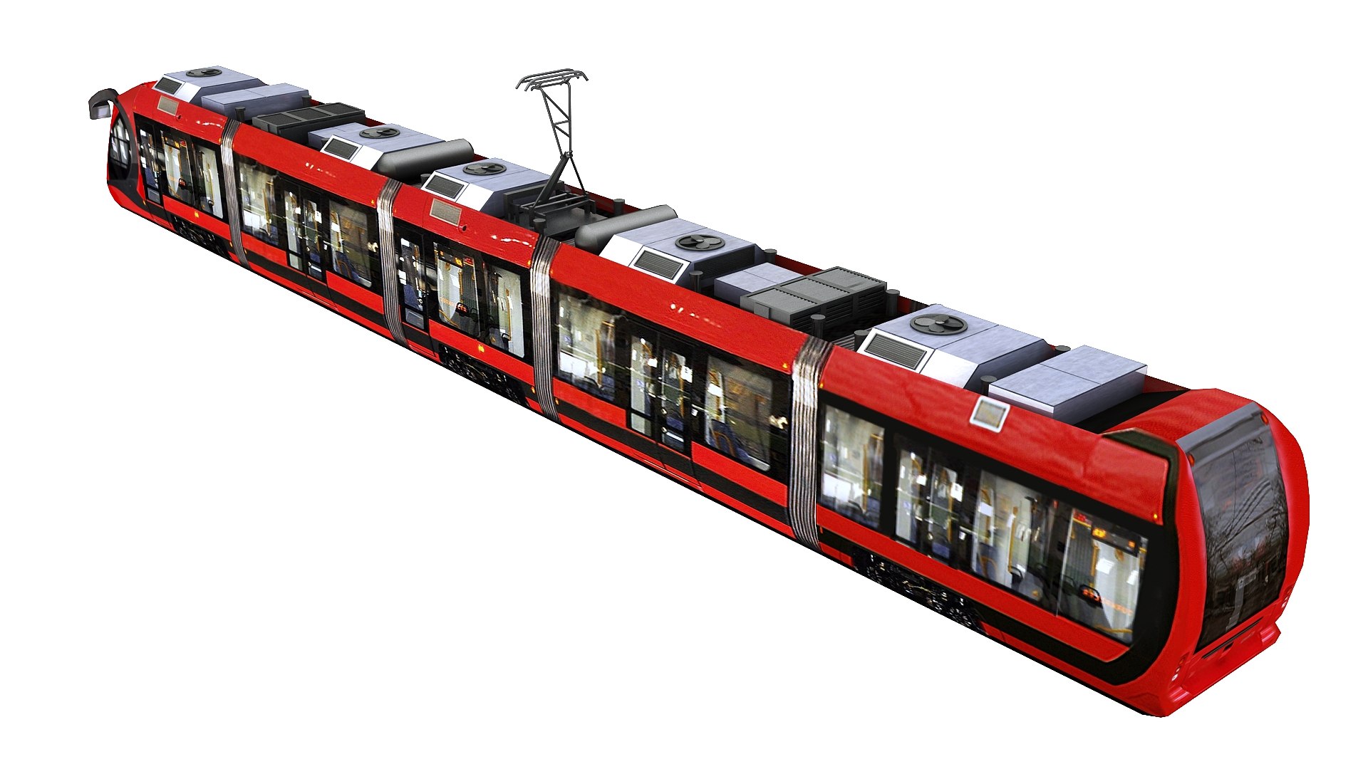 3D Tram - TurboSquid 1257322