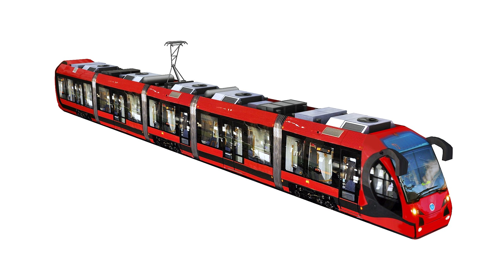 3D Tram - TurboSquid 1257322