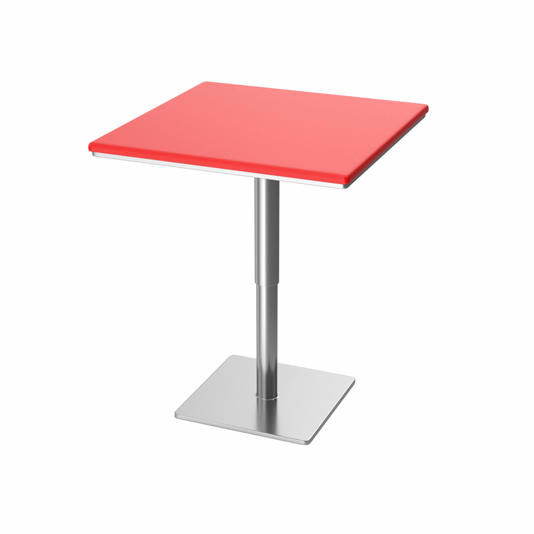 Red Bar Table 3D Model - TurboSquid 1858054