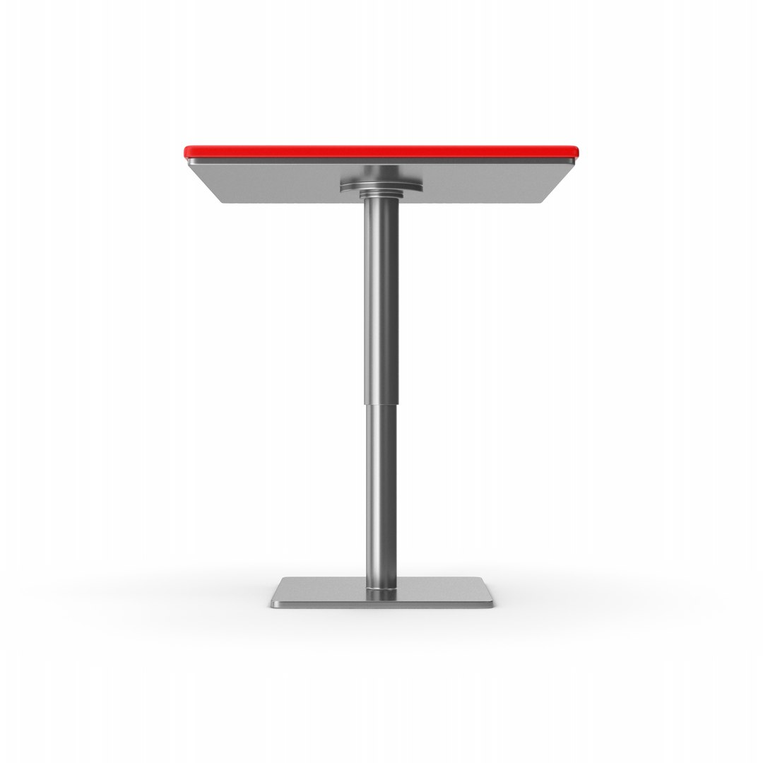 Red Bar Table 3D Model - TurboSquid 1858054