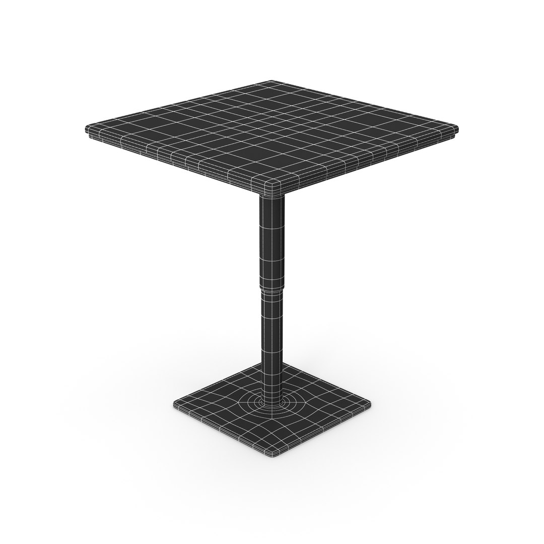 Red Bar Table 3D Model - TurboSquid 1858054