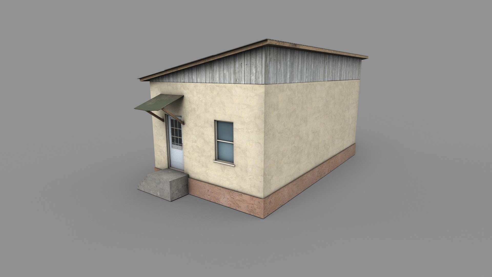 3D Ready Old Shop Building Model - TurboSquid 1559534