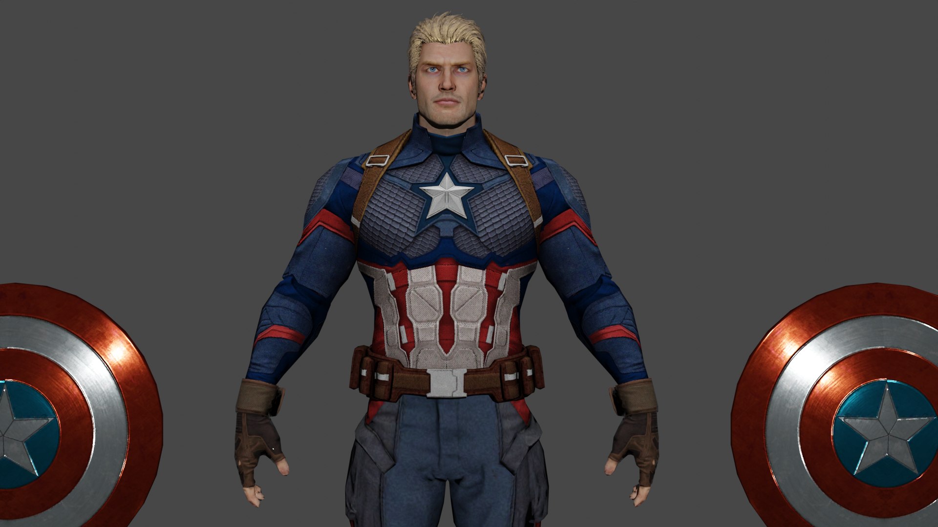 Captain America Model - TurboSquid 2190741