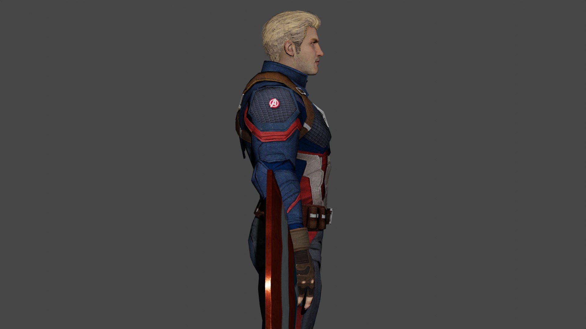 Captain America Model - TurboSquid 2190741