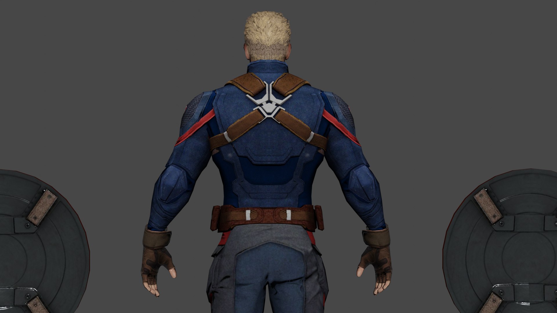 Captain America Model - TurboSquid 2190741