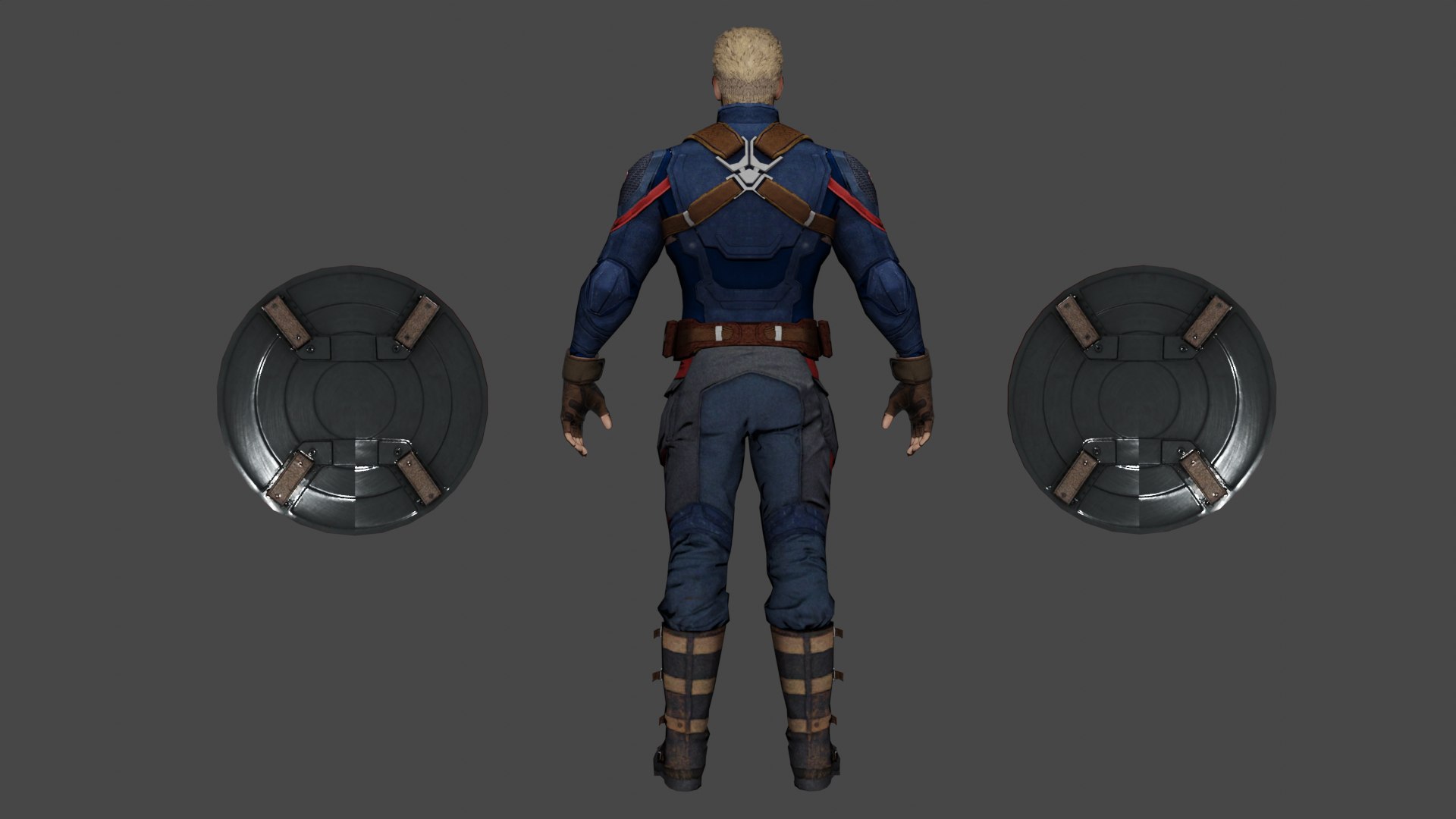Captain America Model - TurboSquid 2190741