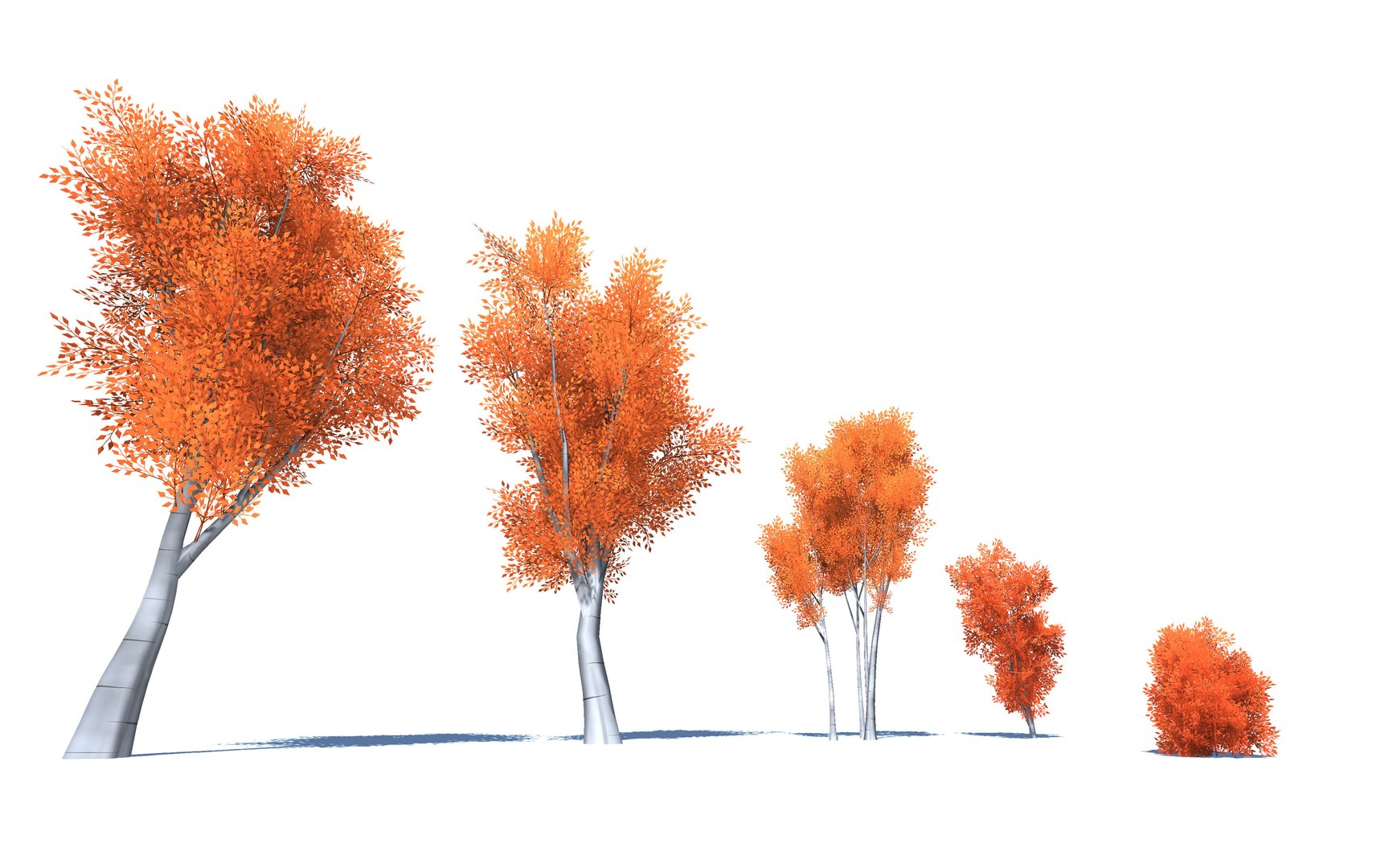 3D Stylized Colorful Leafs Tree Model - TurboSquid 1513615