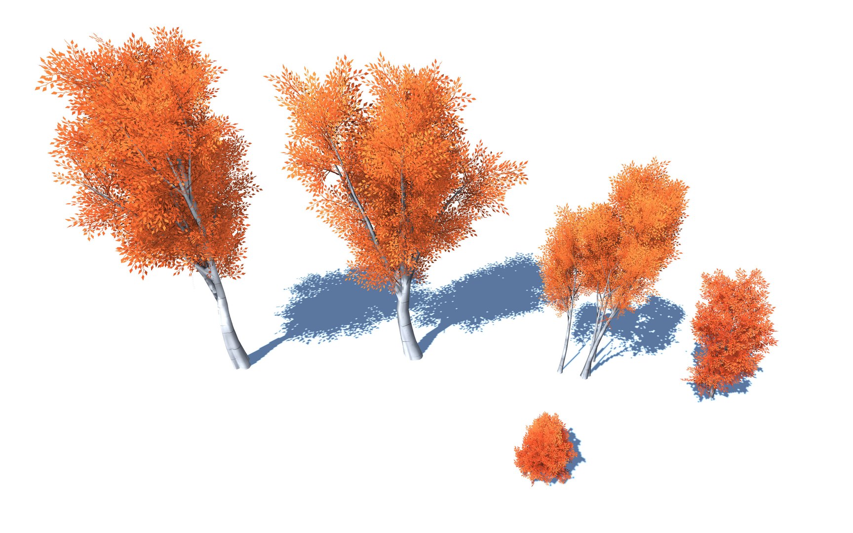 3D Stylized Colorful Leafs Tree Model - TurboSquid 1513615