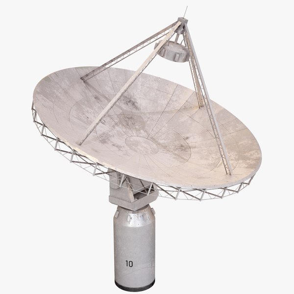Radio telescope satellite dish 3D model - TurboSquid 1396985