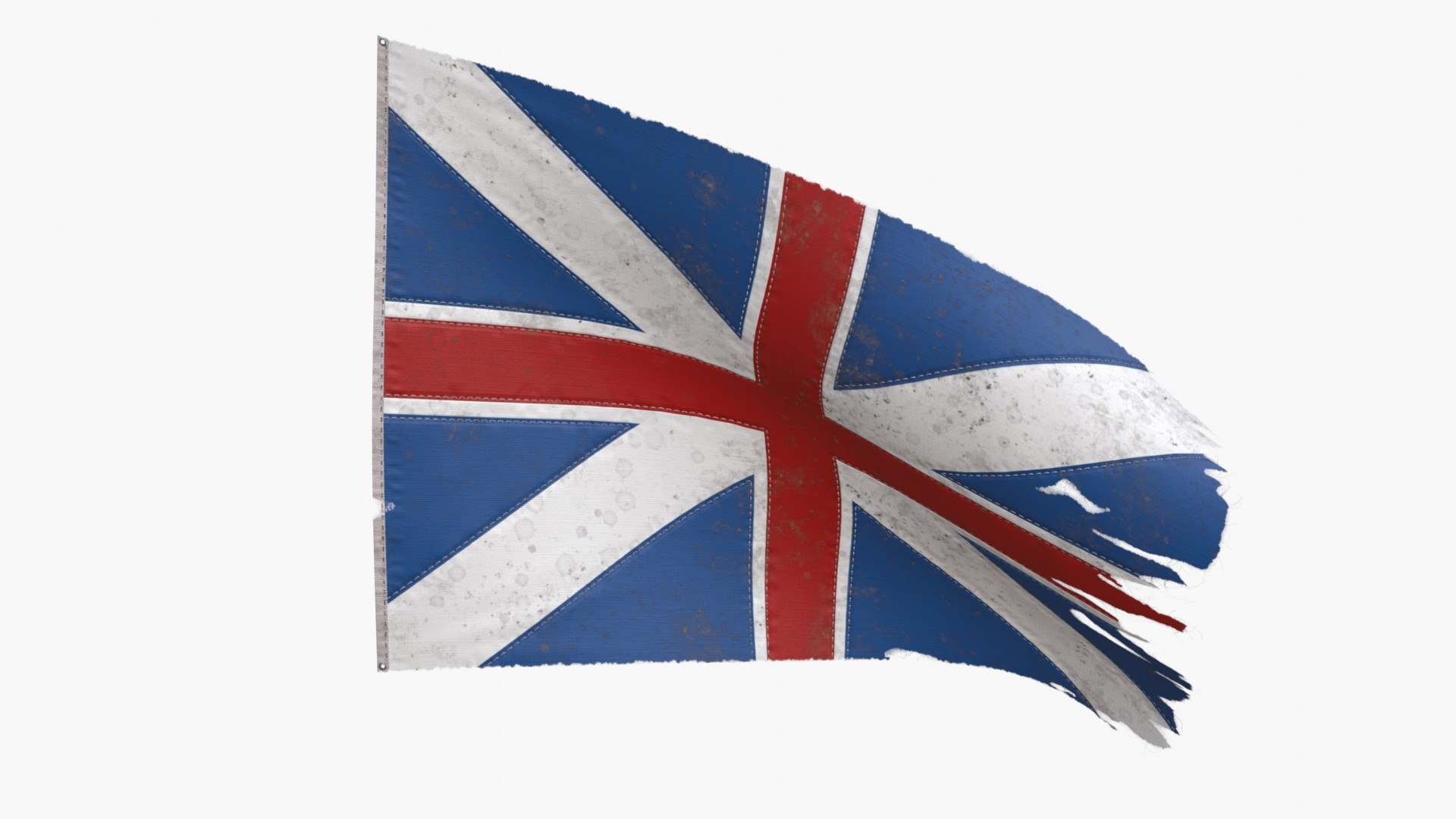 British Union Jack Flag 3D Model - TurboSquid 1486308