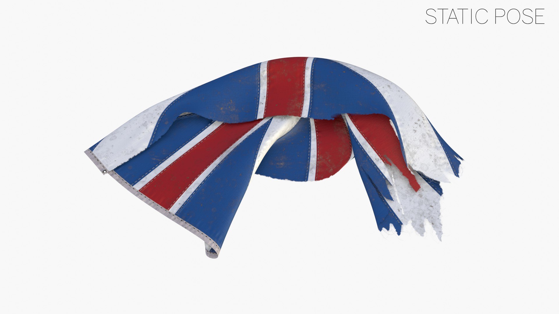 British Union Jack Flag 3D Model - TurboSquid 1486308