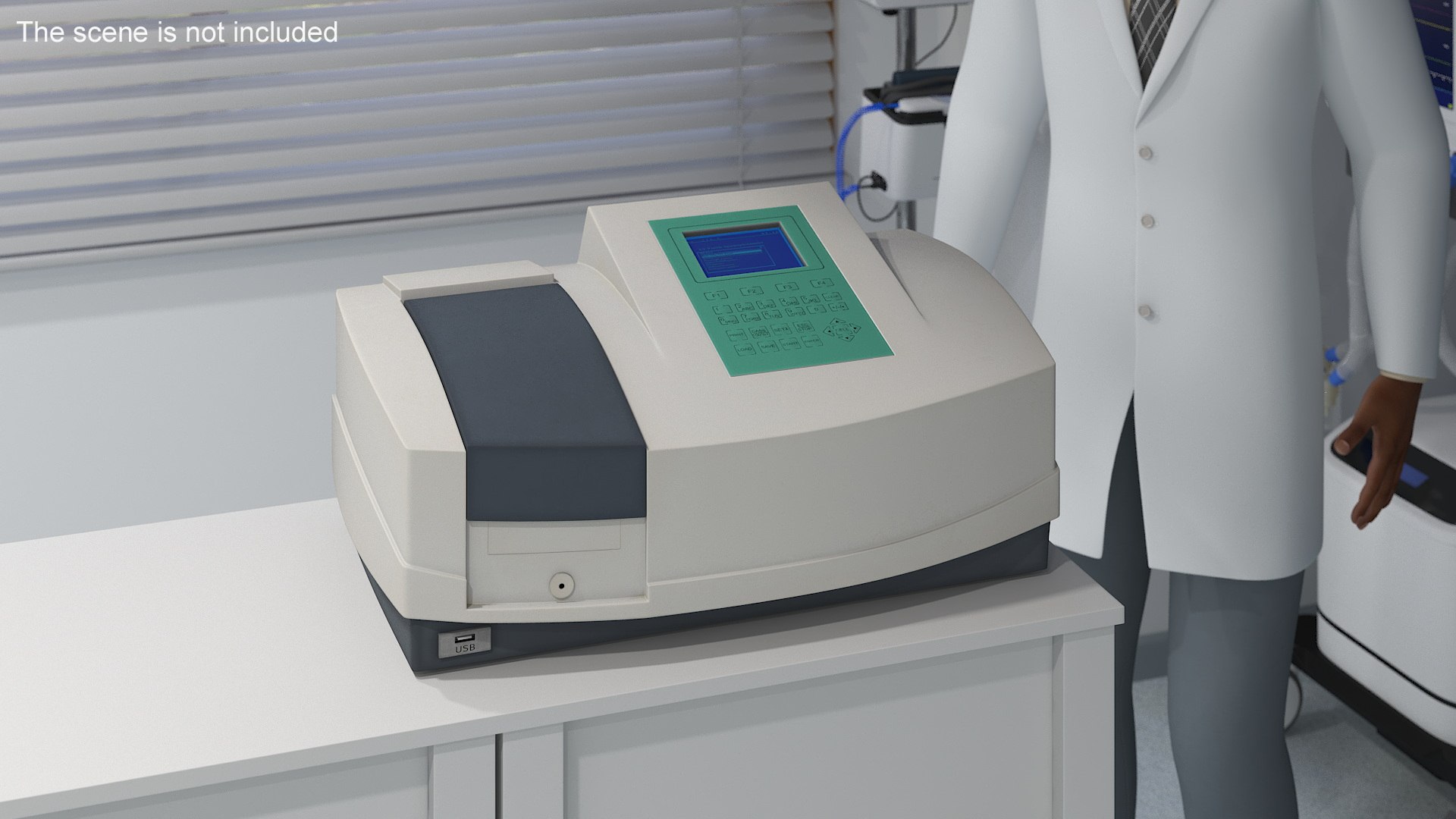 Spectrophotometer 3D Model - TurboSquid 2383127